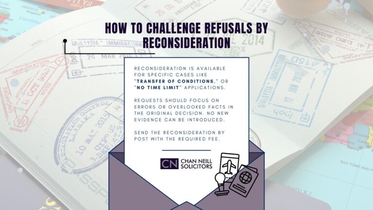 How to challenge refusals by reconsideration - Chan Neill Solicitors LLP